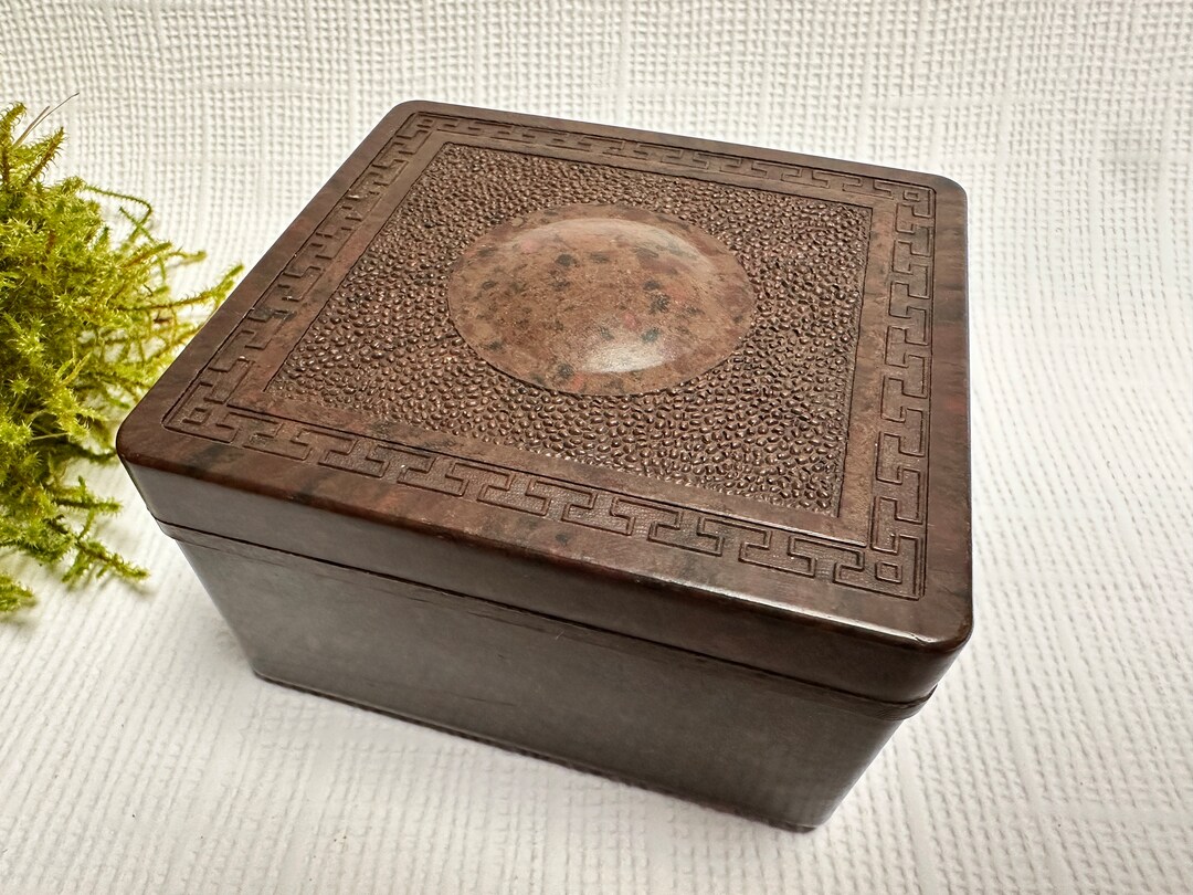 Bakelite Cigarette Box, Trinket Box, Stadium Made in Great Britain ...