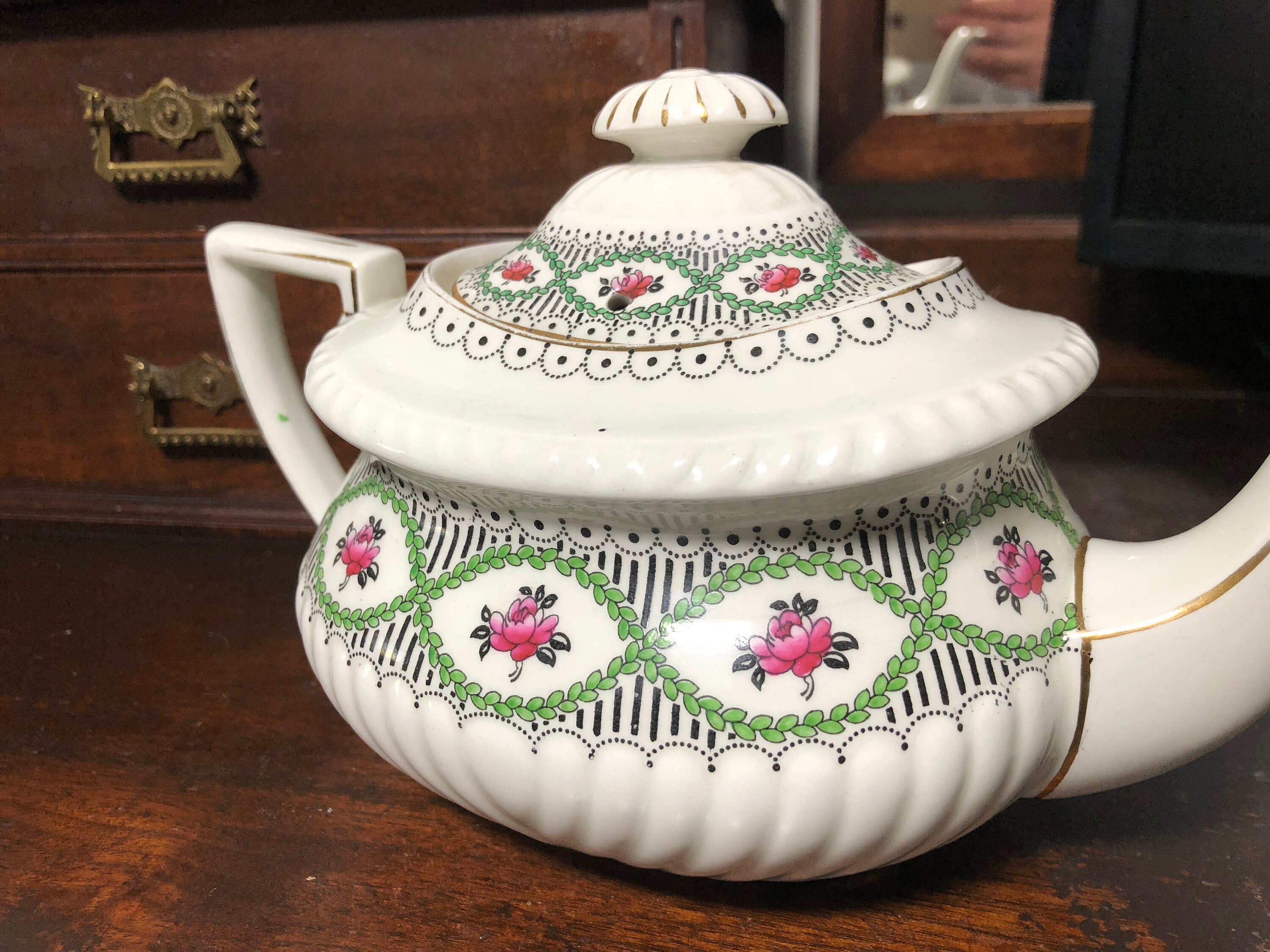 Art Nouveau Whieldon Ware F Winkle & Co Teapot - Etsy