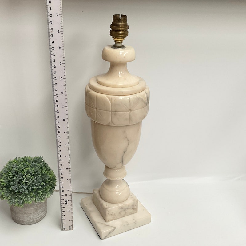 Marble Table Lamp - Etsy UK