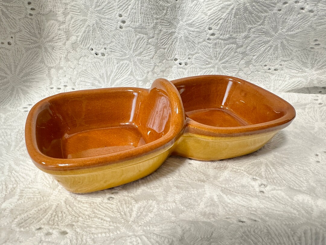 Italian Il Boschetto Maremma Toscana Double Dipping Ceramic Dish. - Etsy