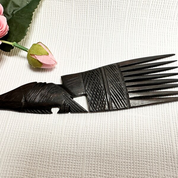Carved African Combs - Etsy