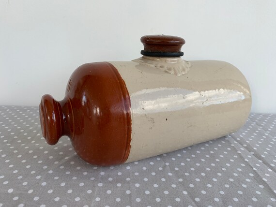 Antique Possil pottery Glasgow Hot water stoneware bottle | Etsy