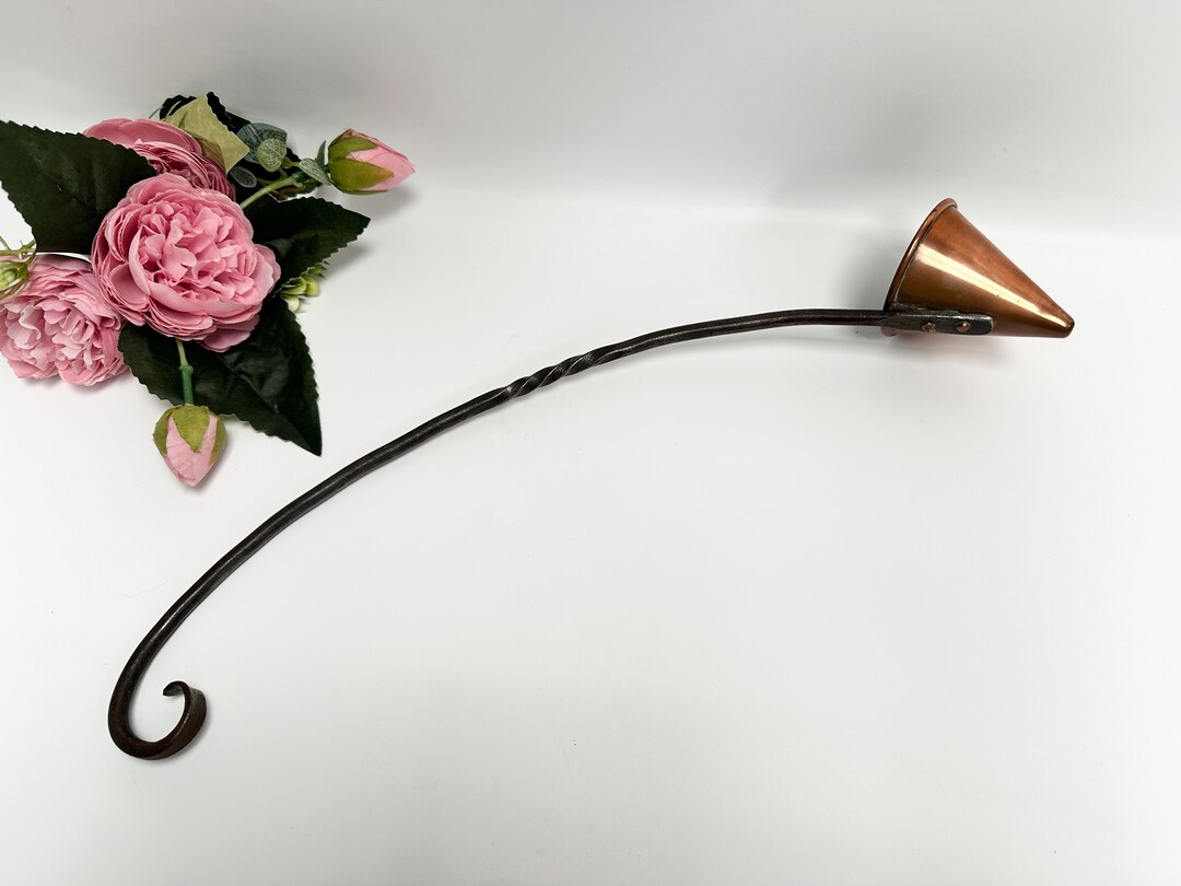 Copper and Wrought Iron Cone Shaped Ladle, Vintage Copper Ladle - Etsy