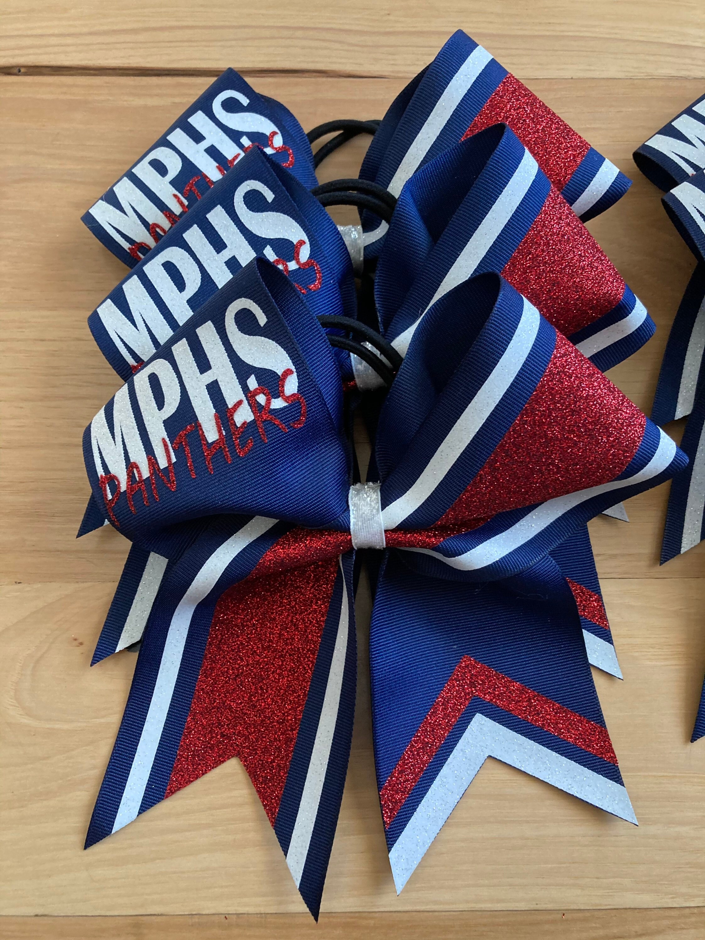 Game Day Cheer Bow Made in Your Team Colors. Comment Colors at | Etsy