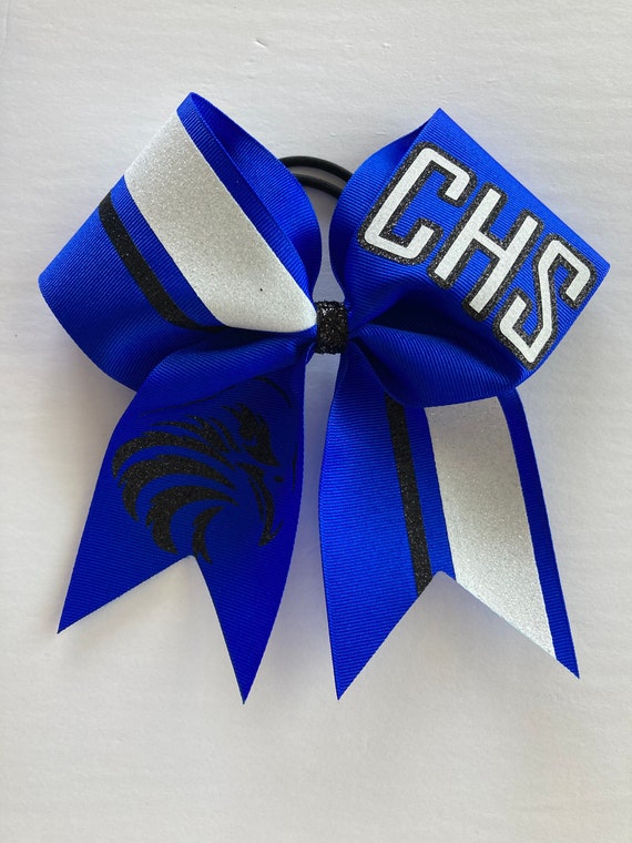 Game Day Cheer Bow made in your team colors. Comment colors at | Etsy