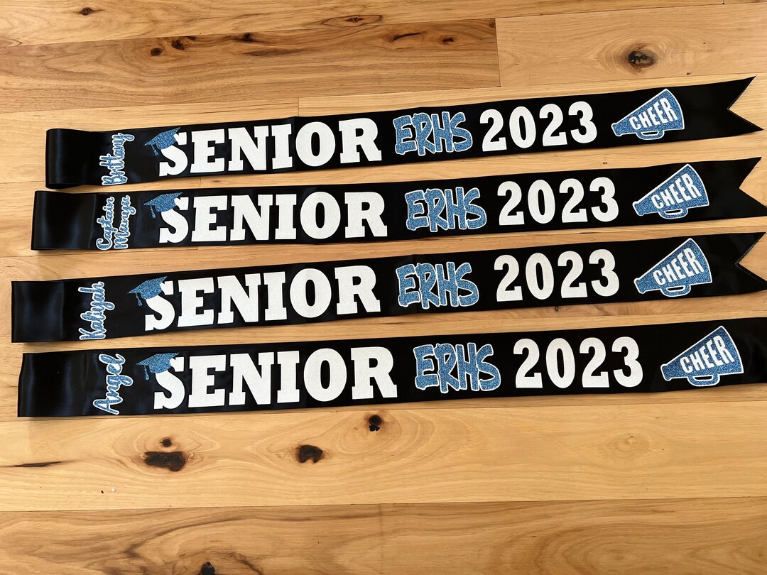 Gorgeous Double Layered Senior Sashes Made in Your Team Colors. Price ...