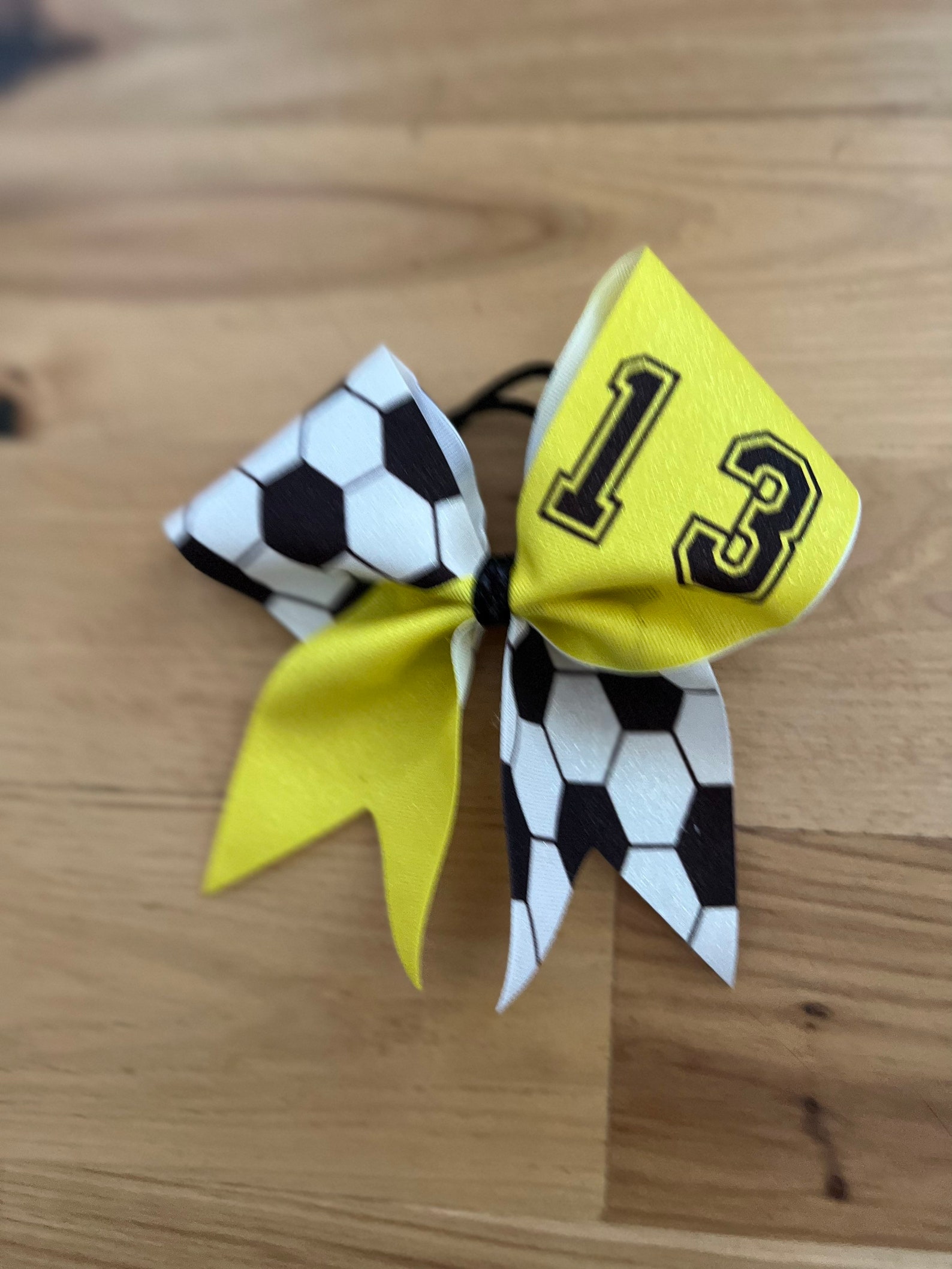 Custom Soccer Bow Made in Your Team Colors. Price Listed is - Etsy