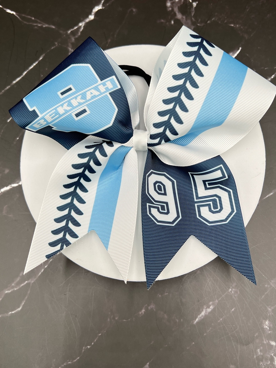 Custom Softball Bow Made in Your Team Colors. Price Listed is per Bow ...