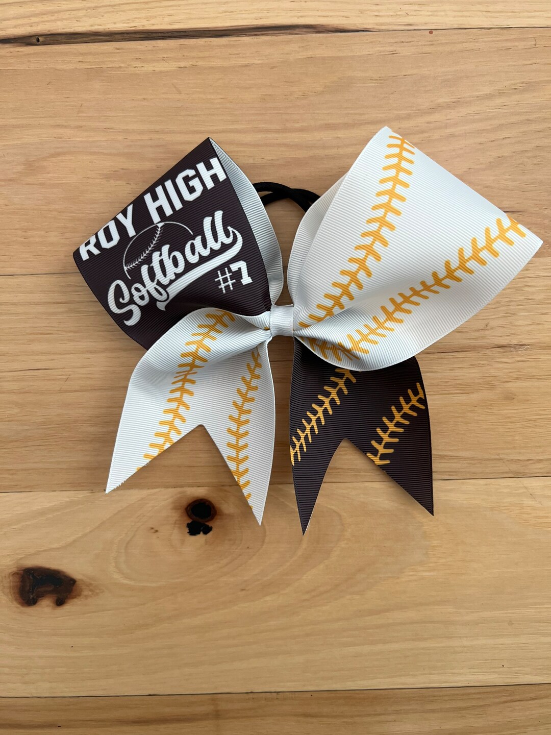 Custom Softball Bow Made in Your Team Colors. Price Listed is - Etsy