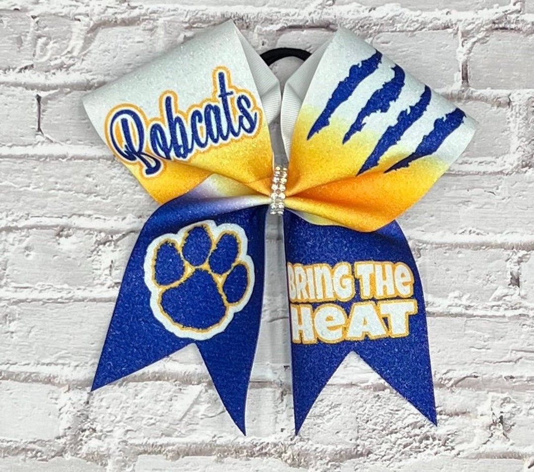 All Glitter Sublimation Cheer Bow. Price Listed is per Individual Bow ...
