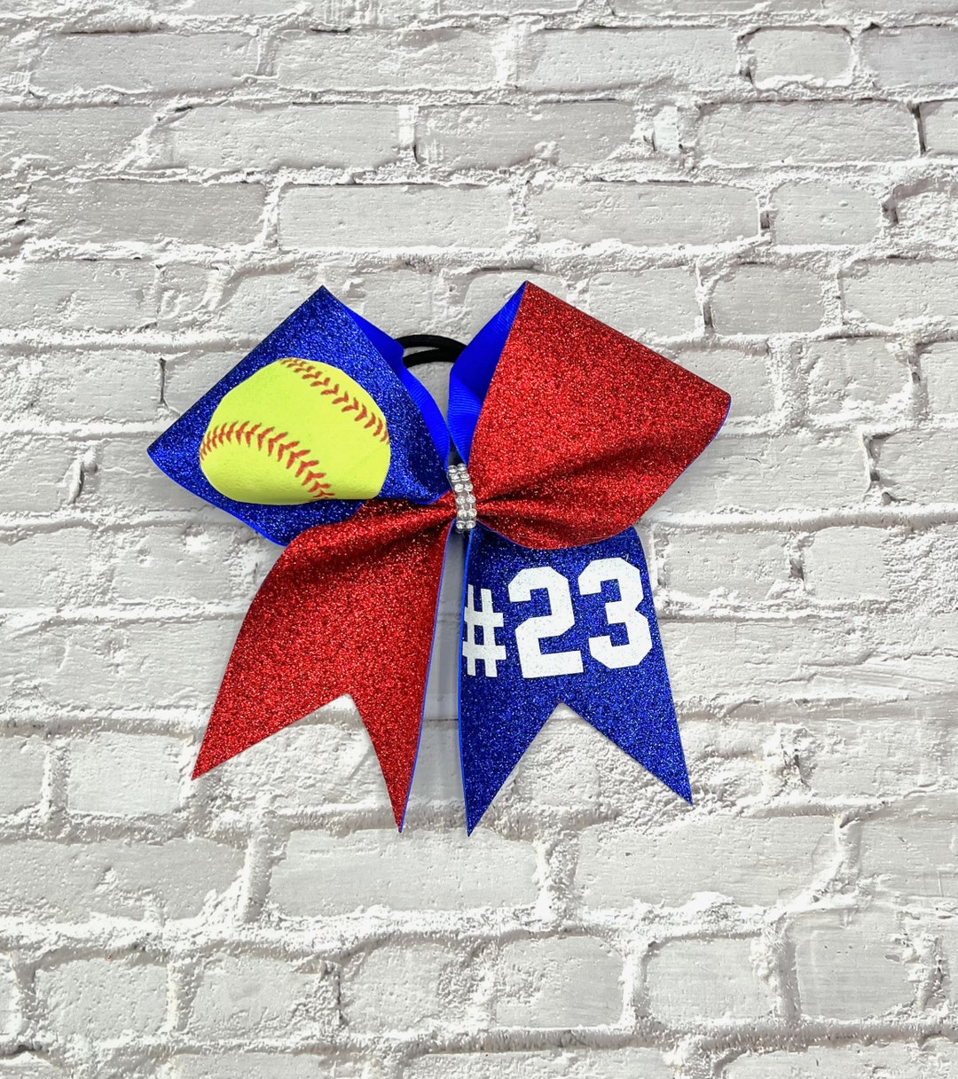 Custom Softball Bow Made in Your Team Colors. Price Listed is per Bow ...