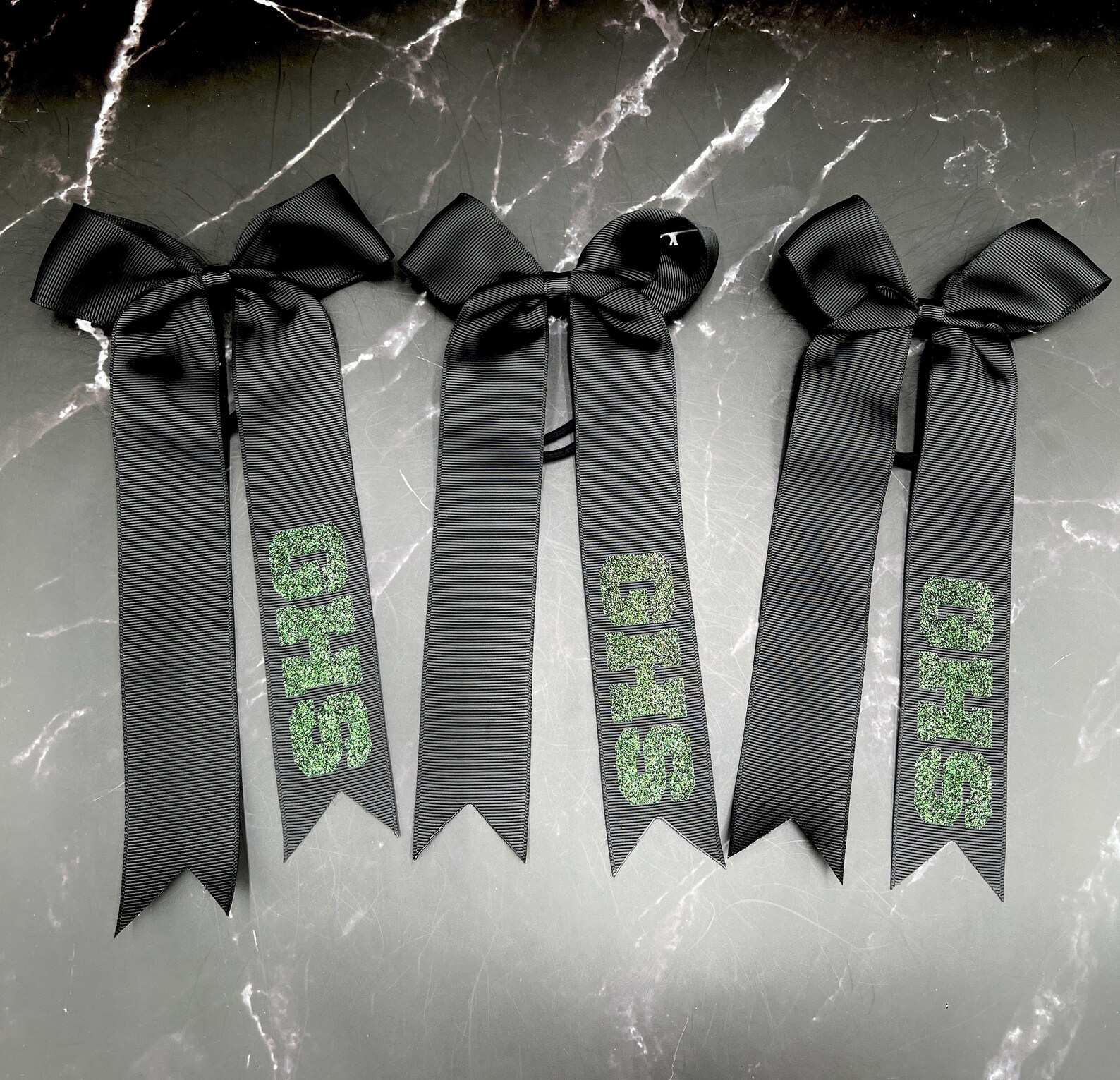 Custom College Cheer Bows Designed in Your Team Colors. Writing on ...