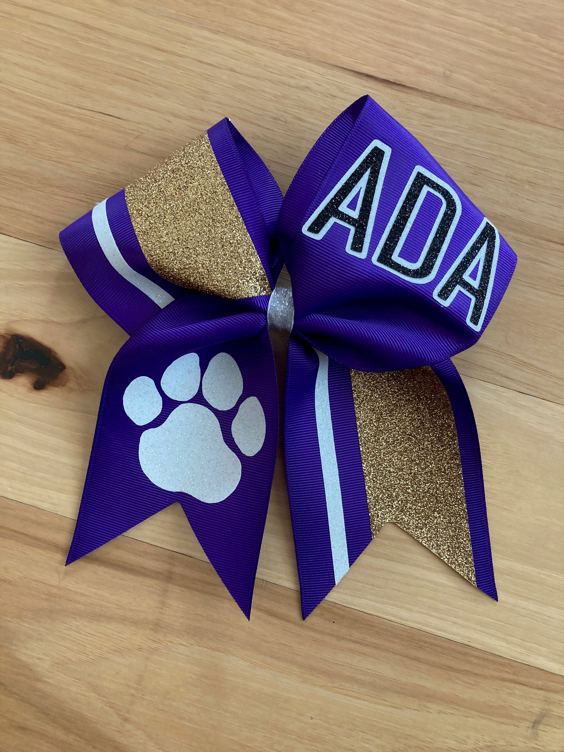 Custom Game Day Cheer Bow Designed in Your Team Colors and - Etsy