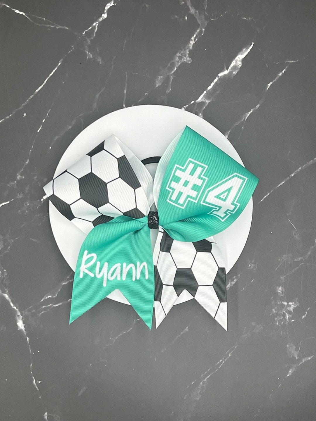 Custom Soccer Bow Made in Your Team Colors. Price Listed is per Bow ...