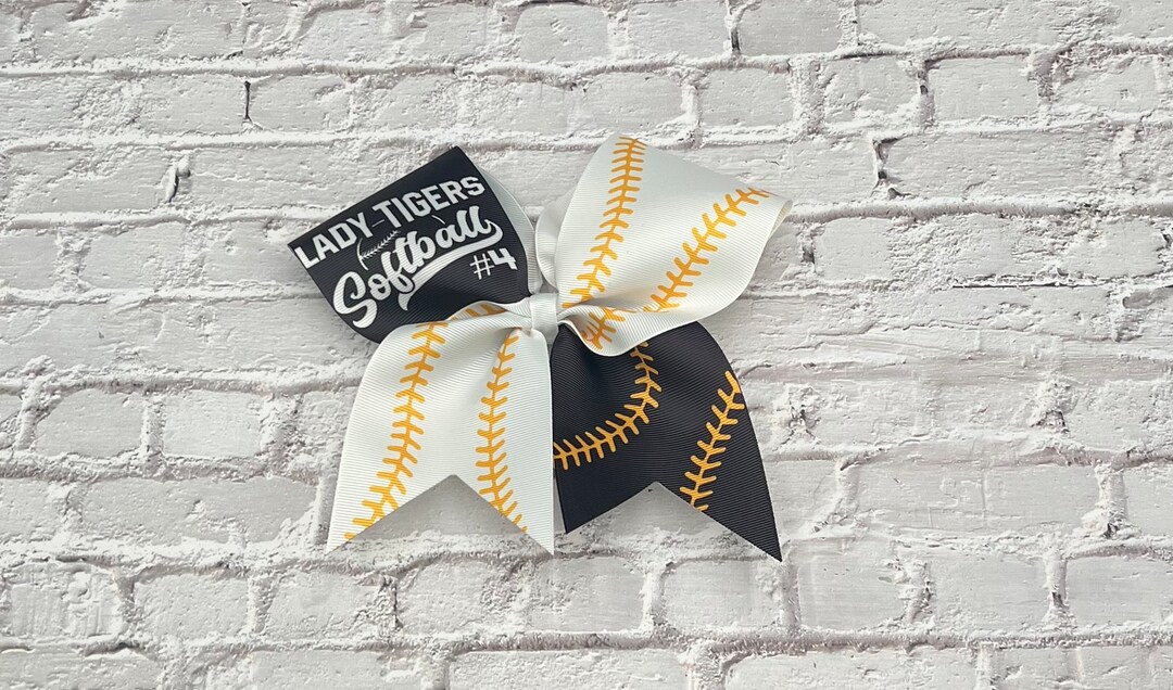 Custom Softball Bow Made in Your Team Colors. Price Listed is per Bow ...