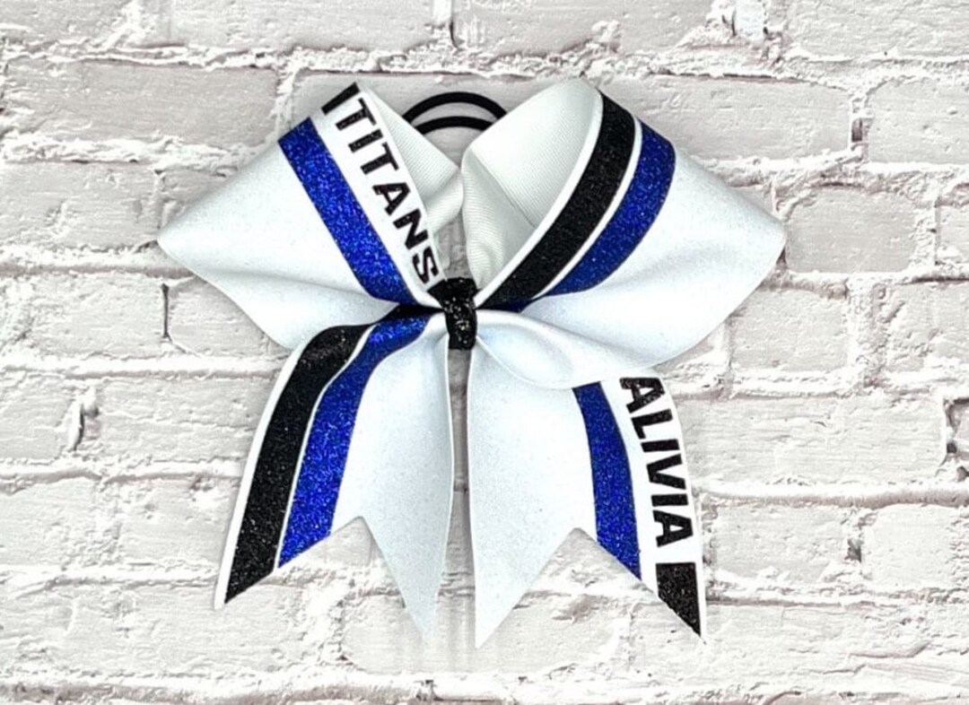 Toni Varsity Glitter Cheer Bow. Bow Can Be Made in Your Team Colors ...