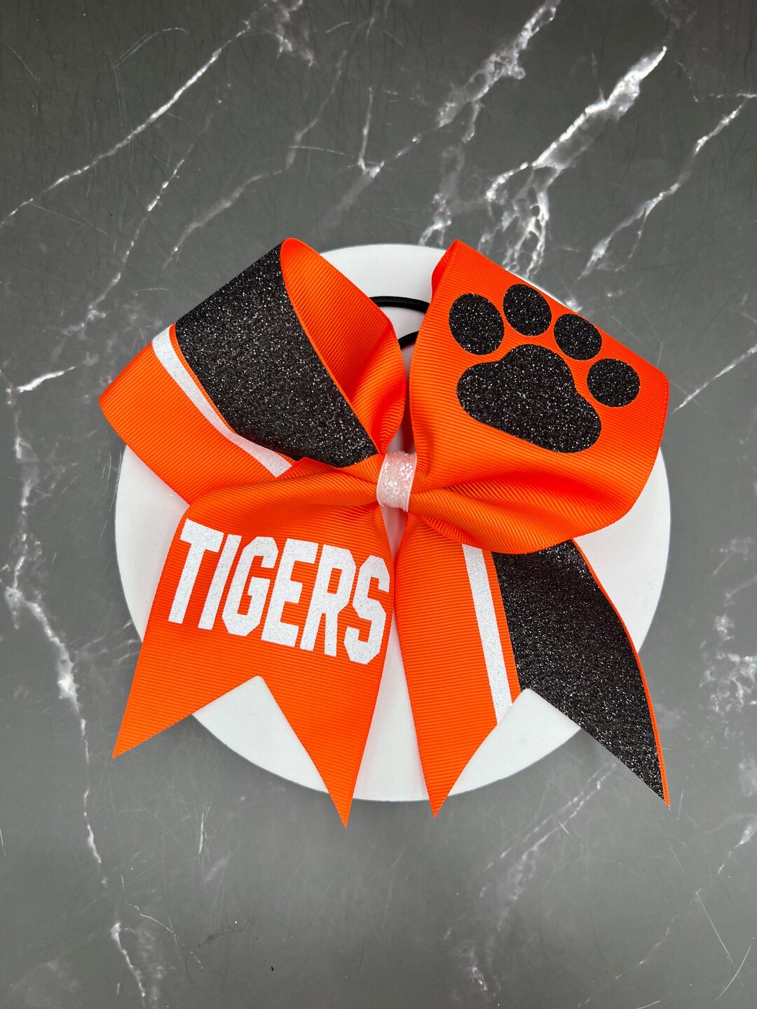 Custom Game Day Cheer Bow Designed in Your Team Colors and Initials ...