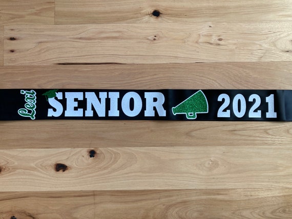 Gorgeous double layered Senior Sashes made in your team | Etsy
