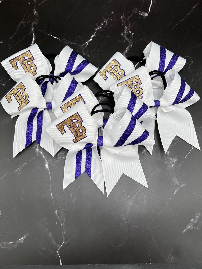 Custom Cheer Bows Designed in Your Team Colors. Price Listed is per ...