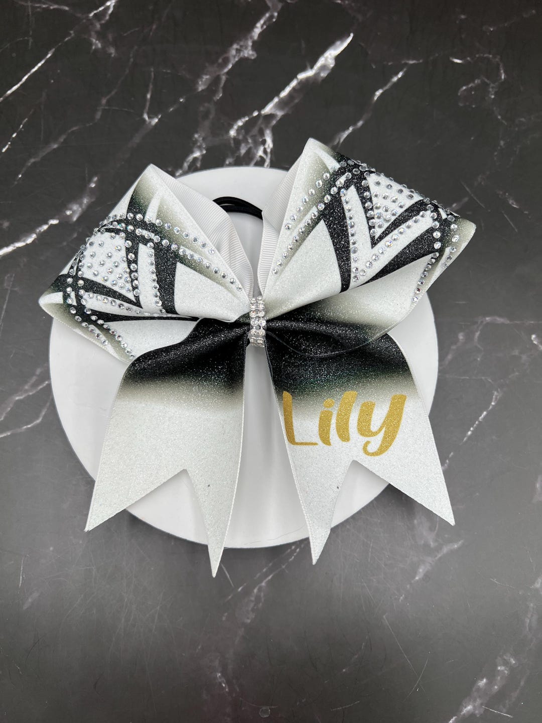 All Glitter Sublimation Cheer Bow. Price Listed is per Individual Bow ...