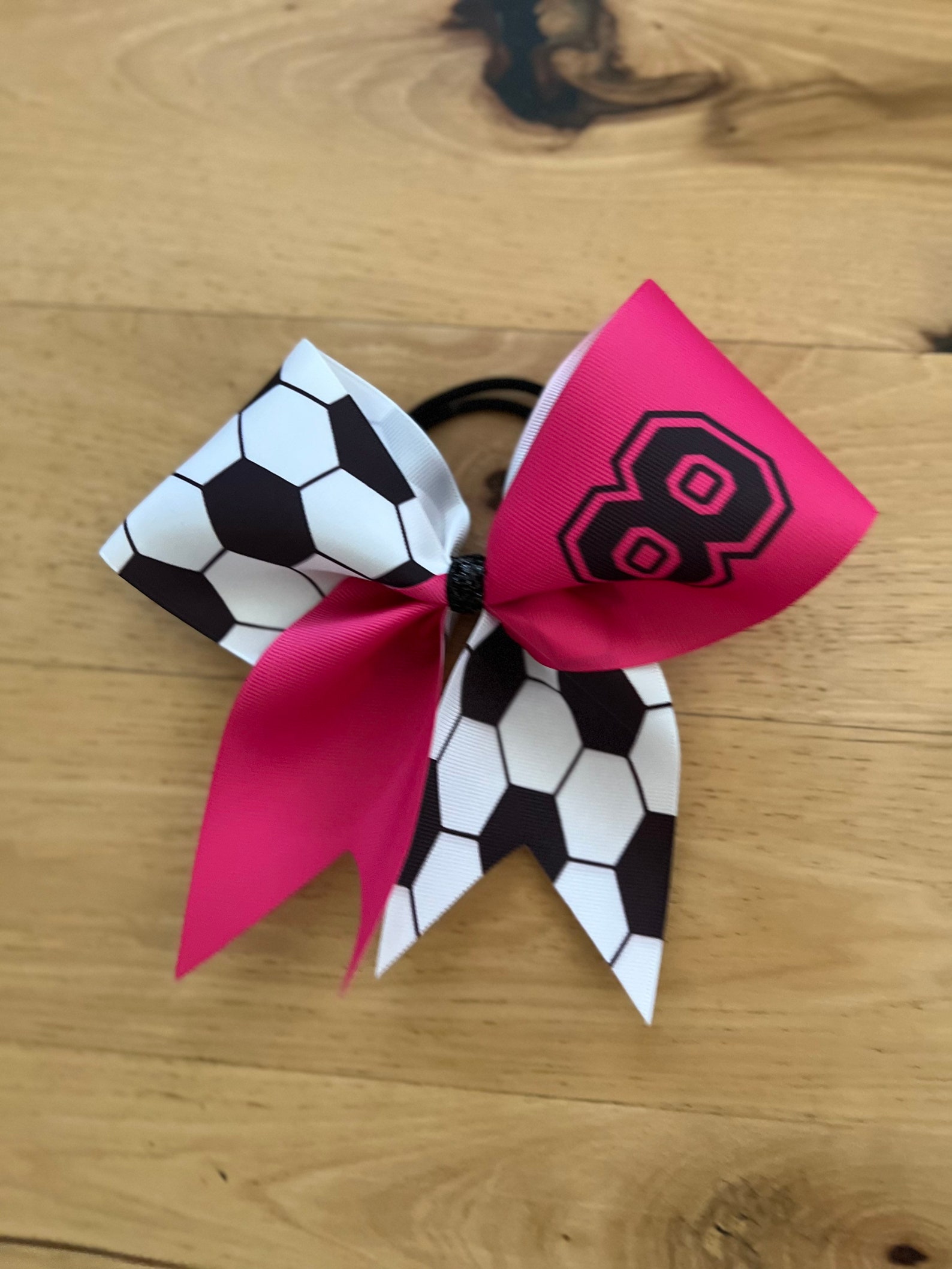 Custom Soccer Bow Made in Your Team Colors. Price Listed is - Etsy