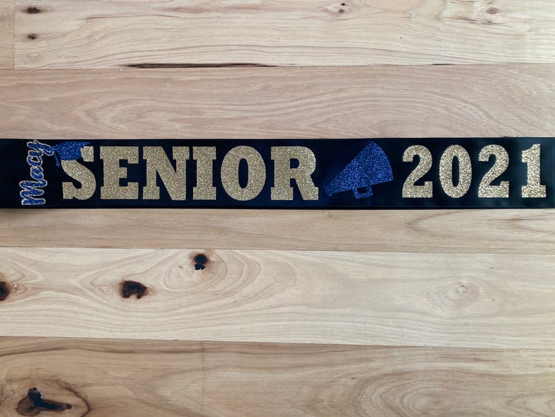 Gorgeous double layered Senior Sashes made in your team | Etsy