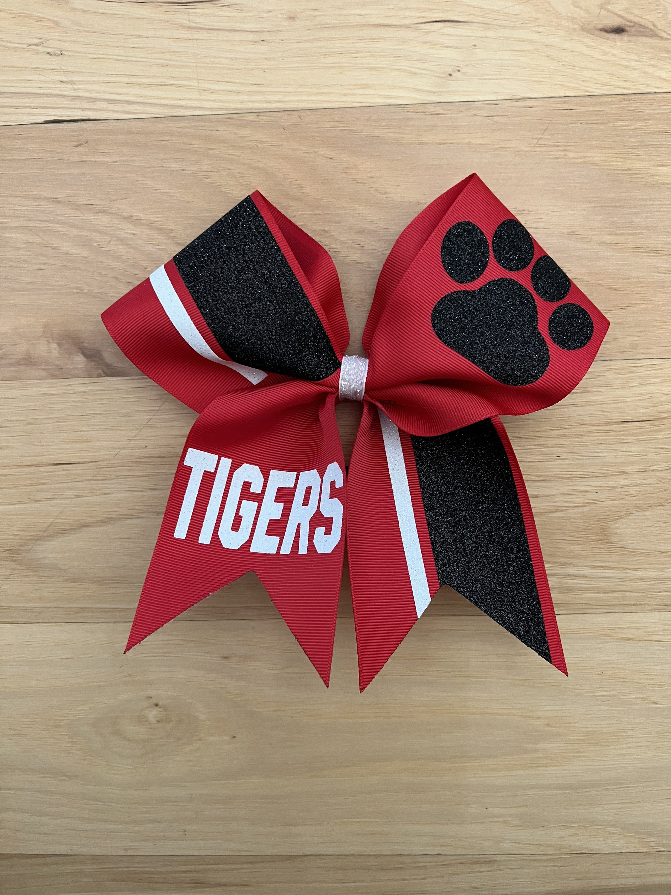 Custom Game Day Cheer Bow Designed in Your Team Colors and Initials ...