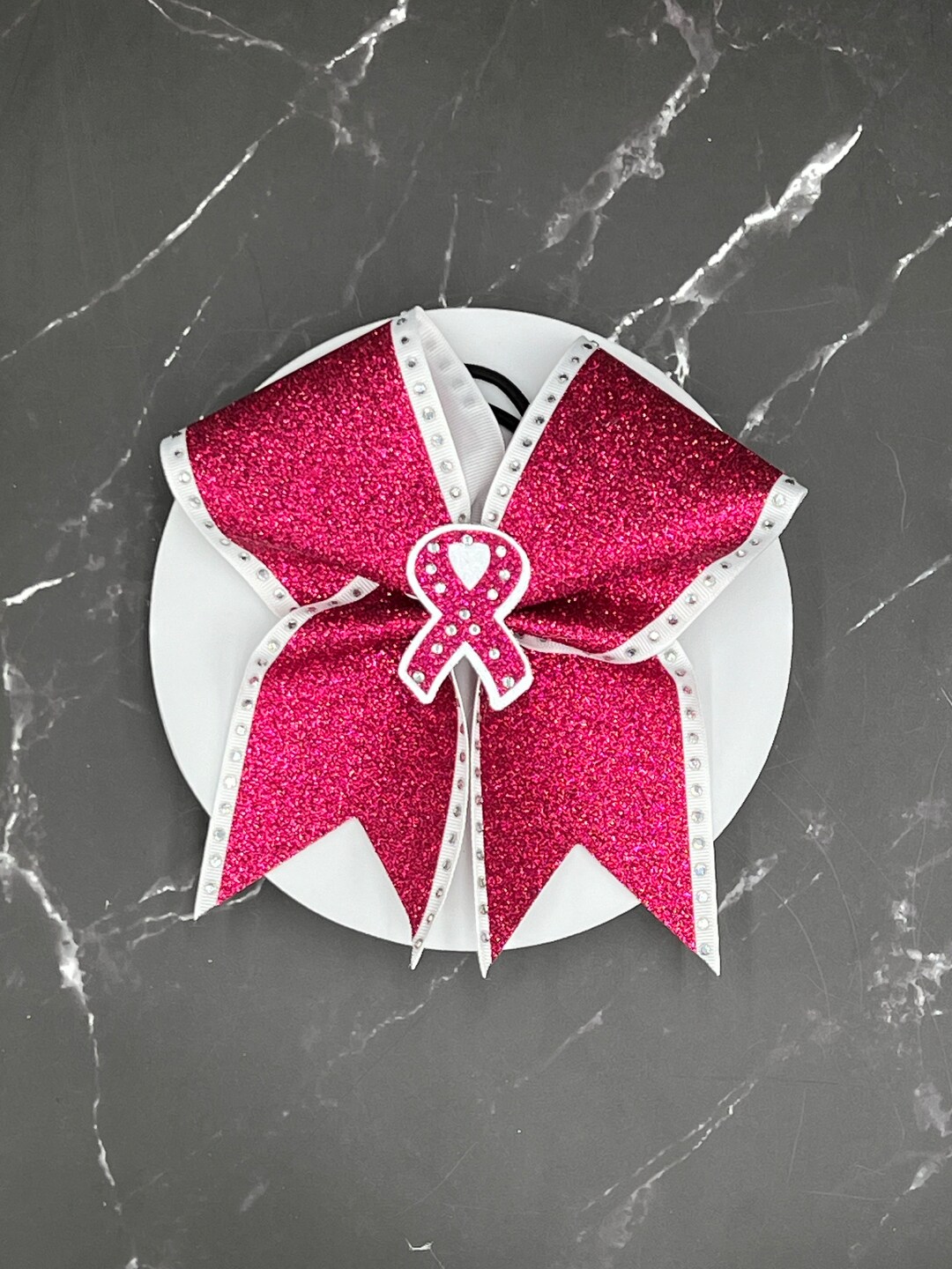 Pink Breast Sublimation Cancer Bows. Bows Listed Are Priced ...