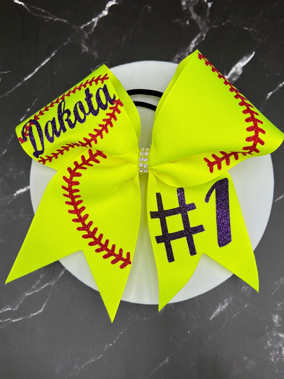 Custom Softball Bow Made in Your Team Colors. Price Listed is per Bow ...