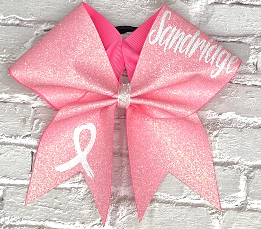 Suzy Glitter Breast Cancer Bows. Price Listed Below is "per Individual ...
