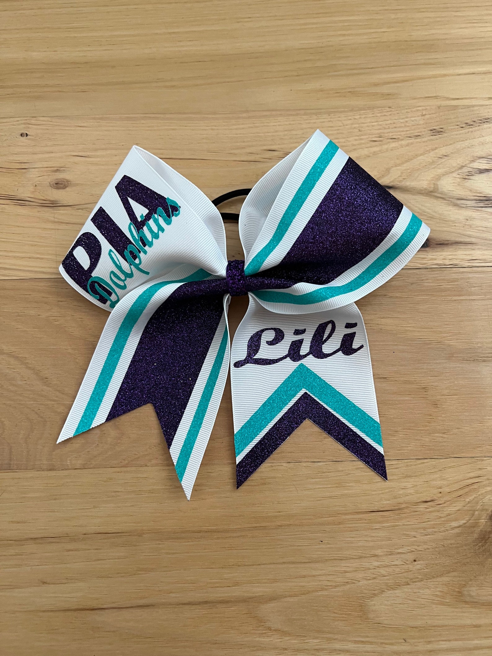 Game Day Cheer Bow Made in Your Team Colors. Comment Colors at - Etsy ...