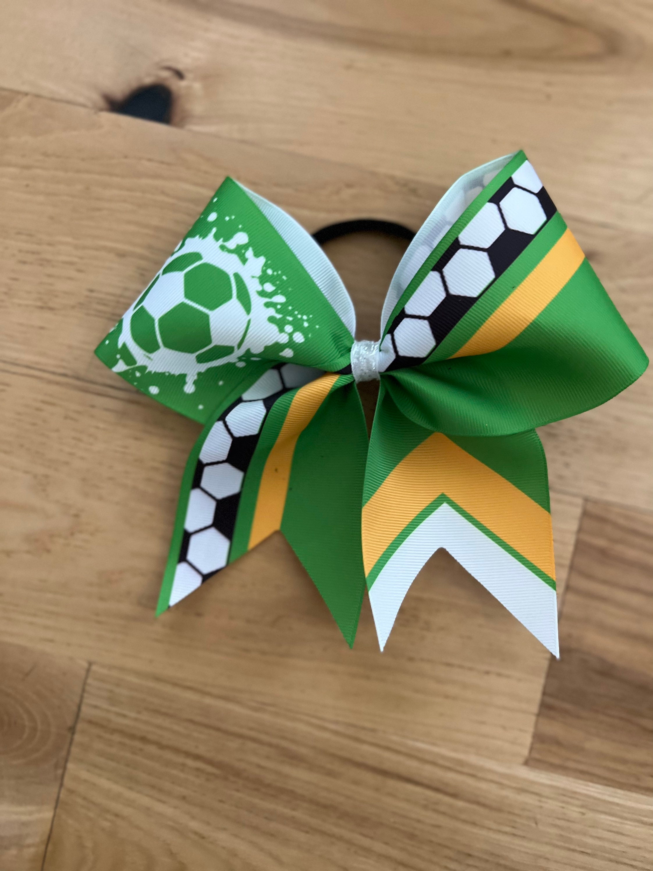 Custom Soccer Bow Made in Your Team Colors. Price Listed is per Bow ...
