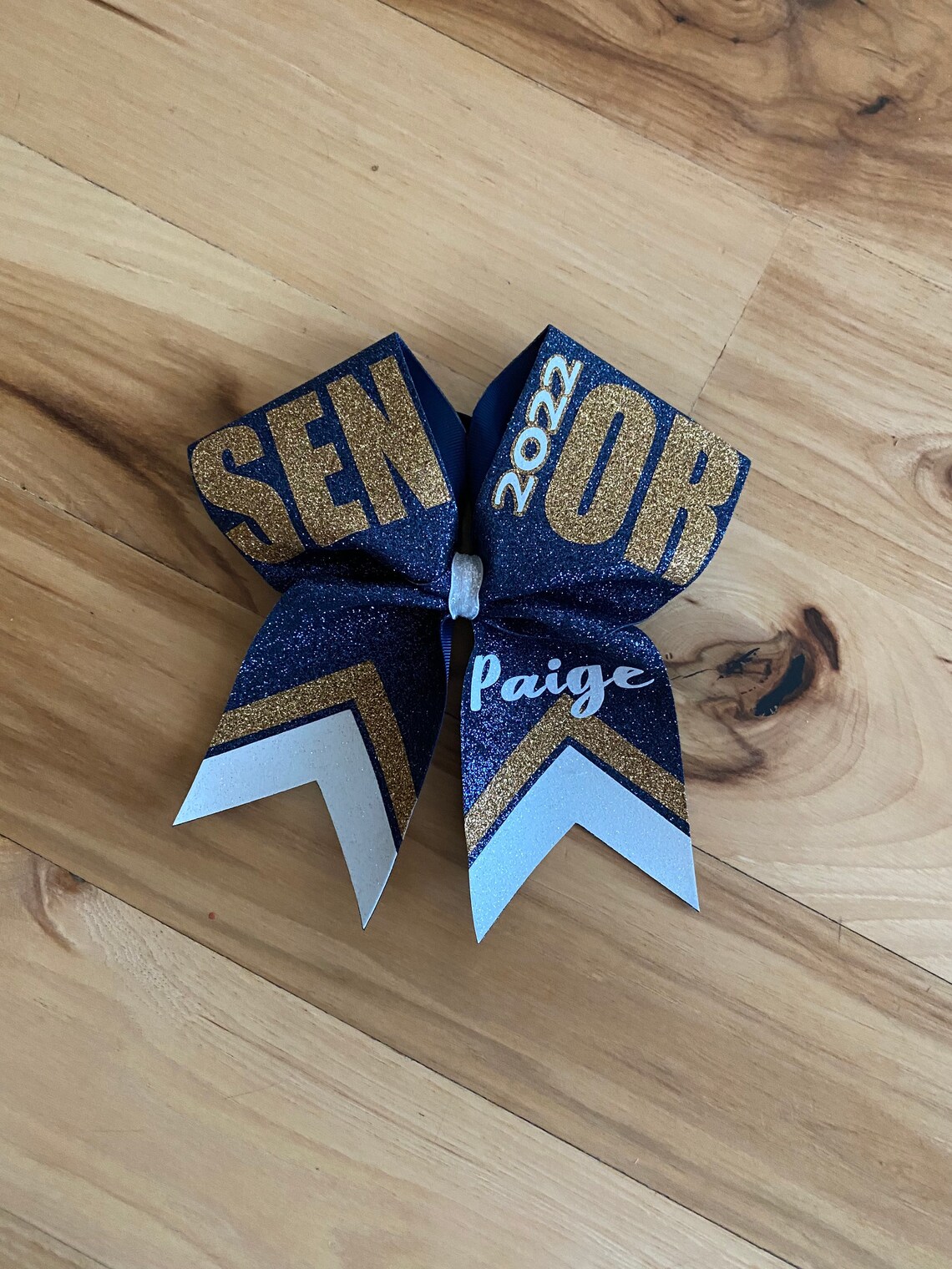 Senior Custom Cheer Bow Made With Your School Colors Price - Etsy