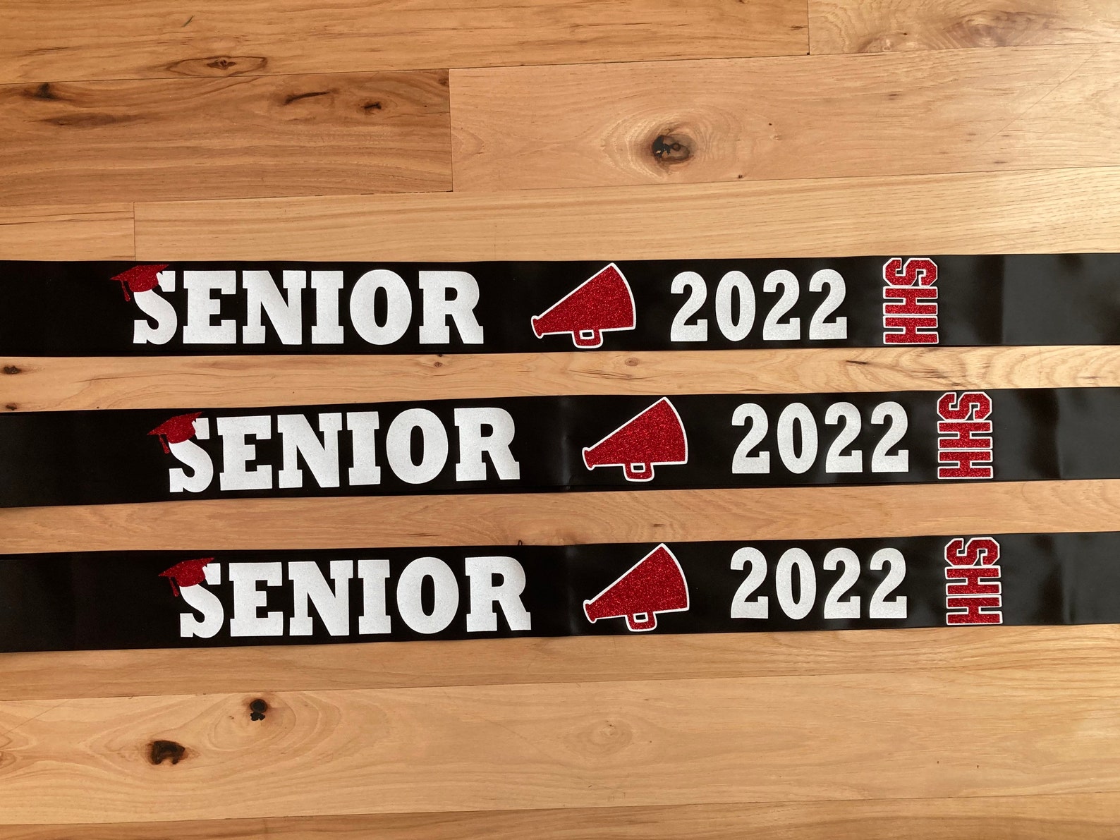 Gorgeous Double Layered Senior Sashes Made in Your Team | Etsy