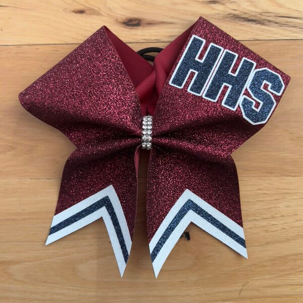 Maroon Cheer Bows - Etsy