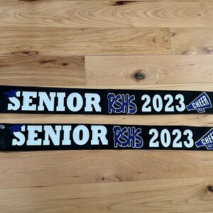 Gorgeous Double Layered Senior Sashes Made in Your Team Colors. Price ...