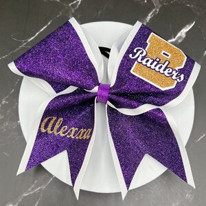 Custom Cheer Bows Designed in Your Team Colors. Price Listed is per ...