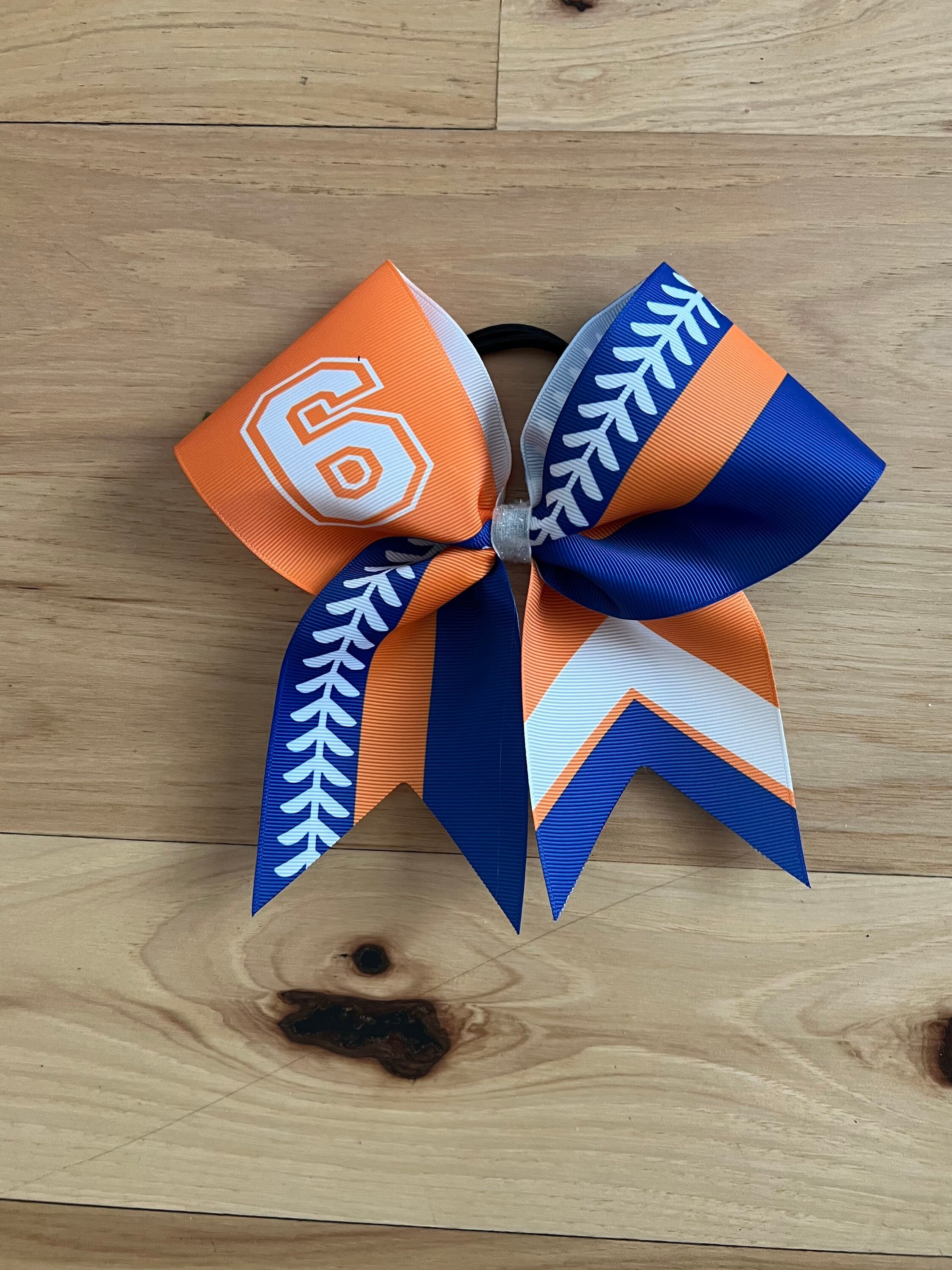 Custom Softball Bow Made in Your Team Colors. Price Listed is - Etsy