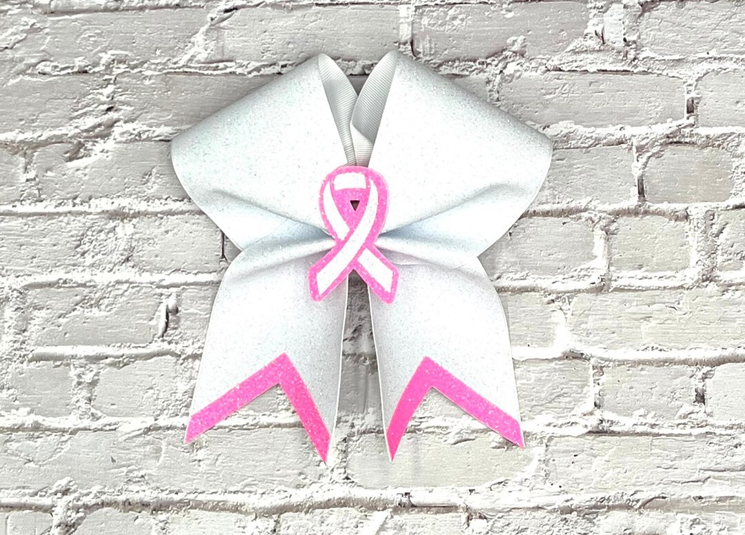 Pink Breast Sublimation Cancer Bows. Bows Listed Are Priced ...