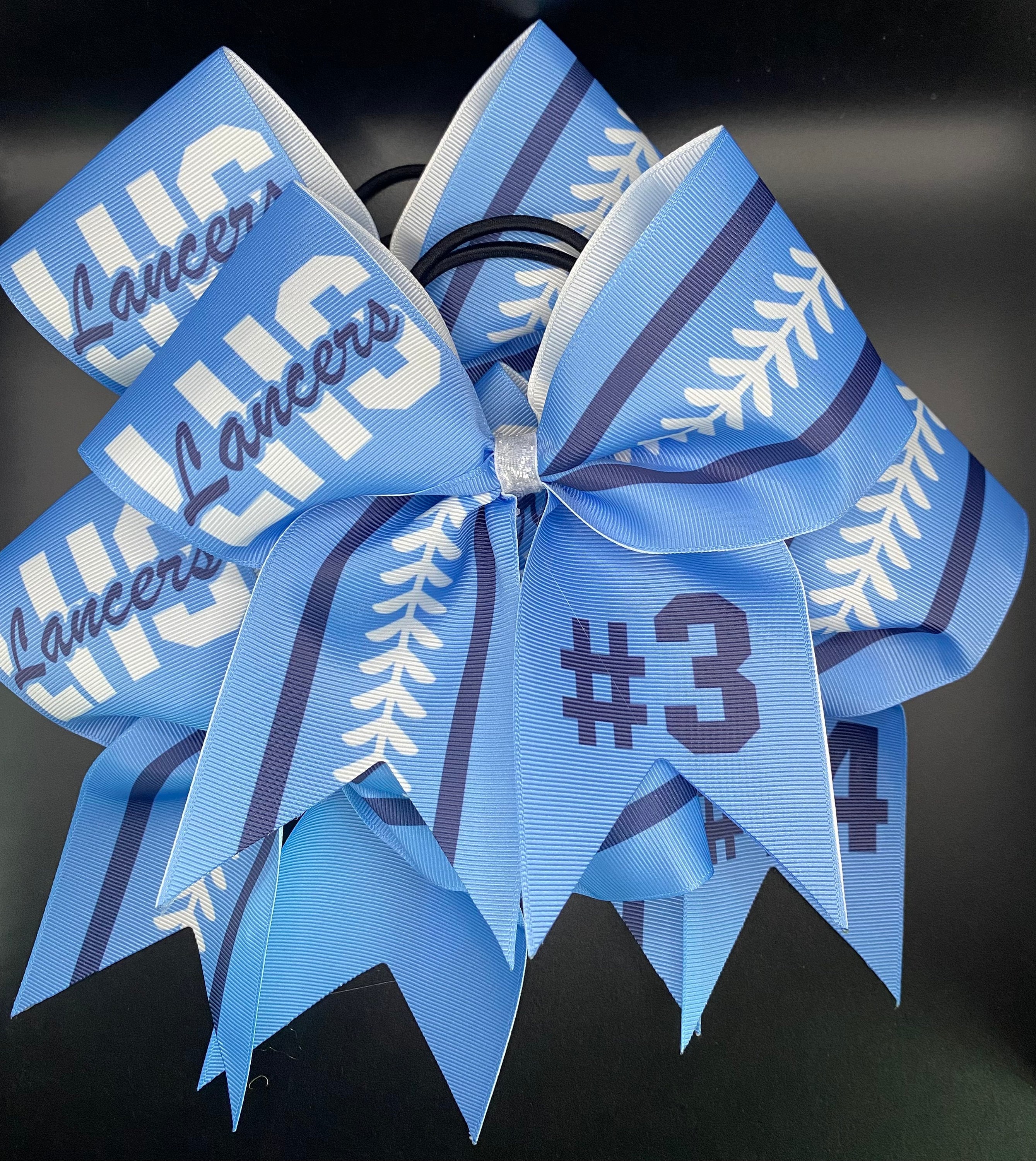 Custom Softball Bow Made in Your Team Colors. Price Listed is per Bow ...