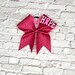 Pink Blush Glitter Breast Cancer Awareness Bows. Price Listed - Etsy
