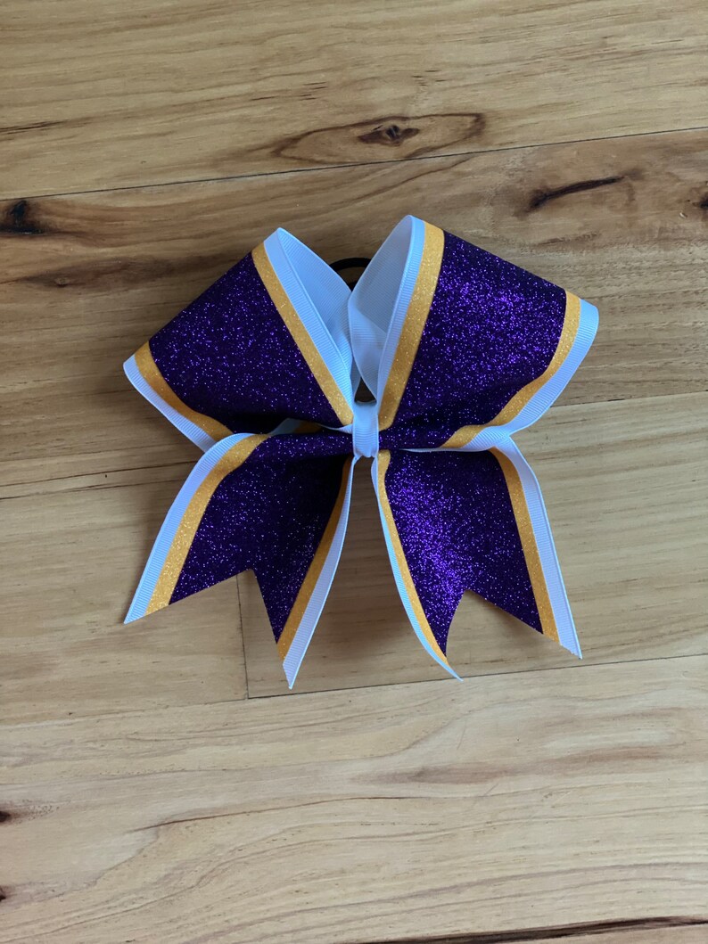 Custom All Glitter Cheer Bows. Bows Can Be Made in Your Colors. Price ...