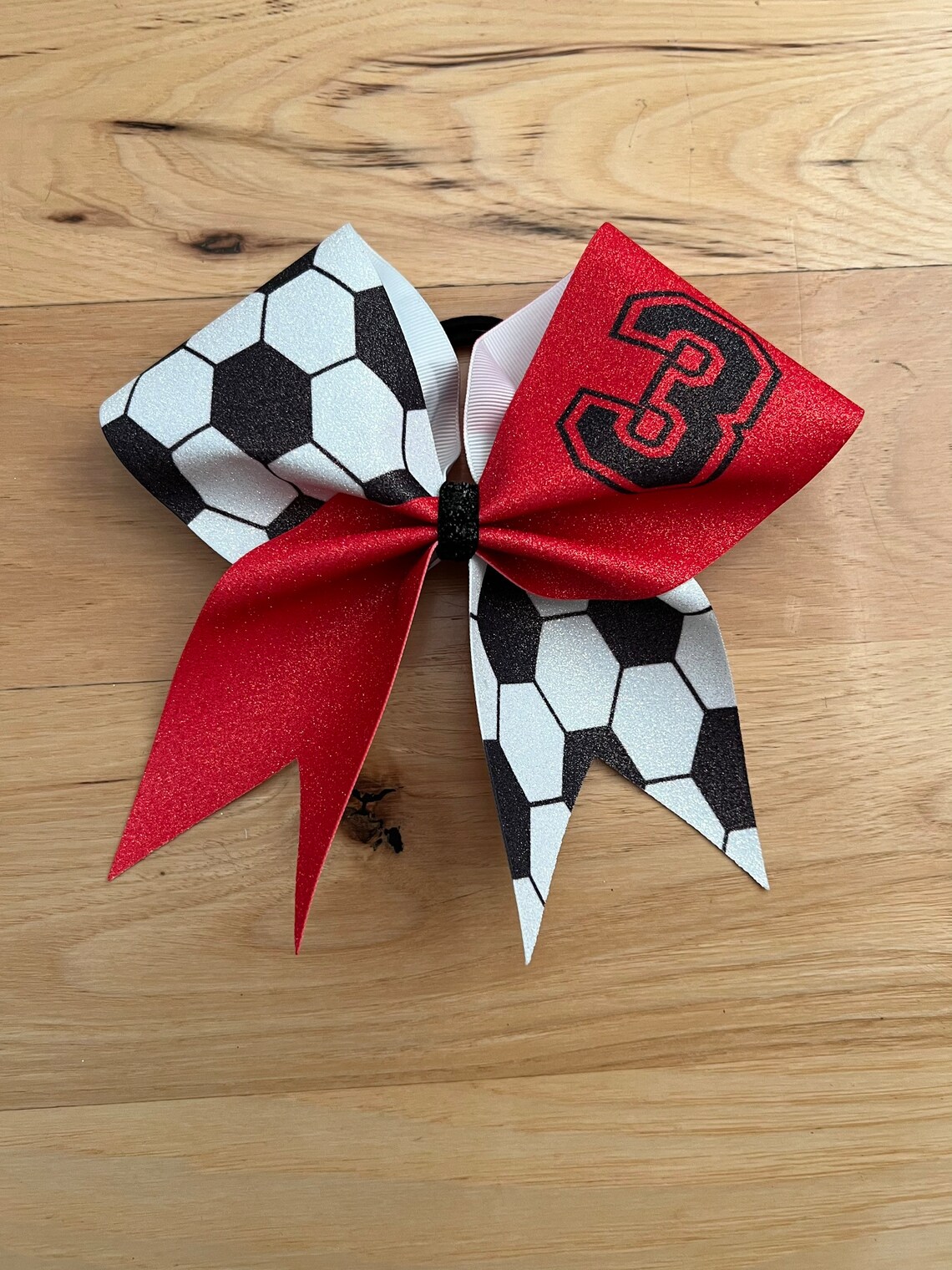 Custom Soccer Bow Made in Your Team Colors. Price Listed is - Etsy