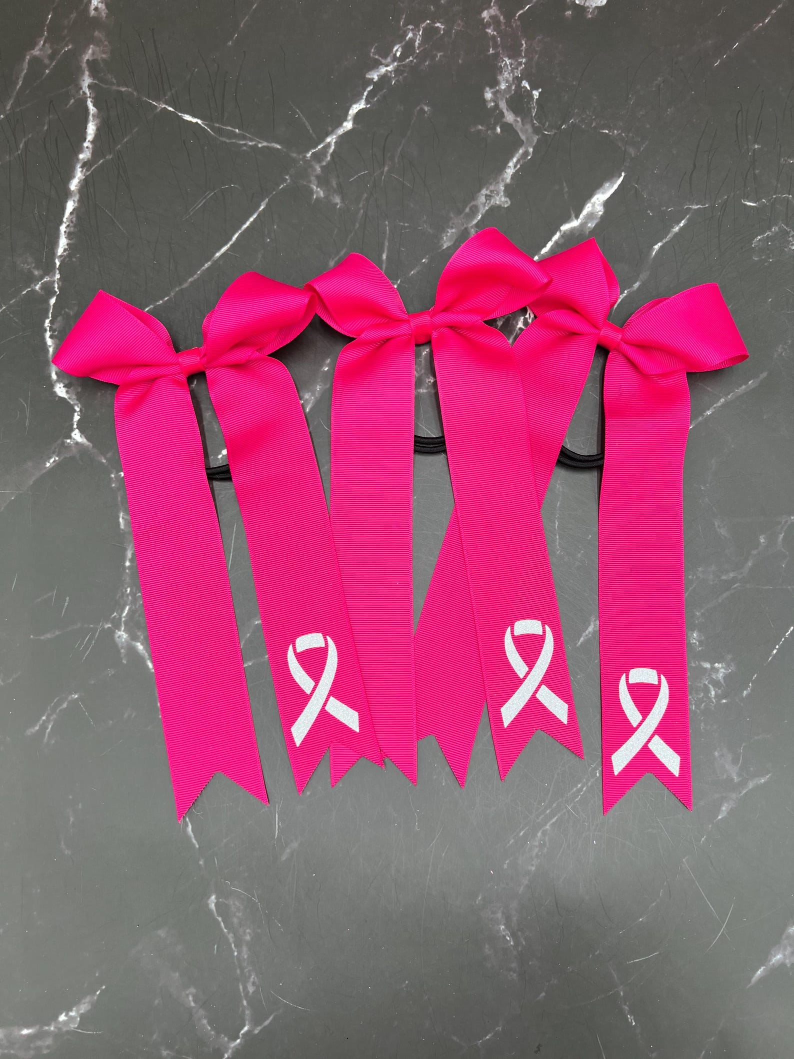 Skinny Pink Breast Cancer Bow. Price Listed is per Bow. Pink Bow ...