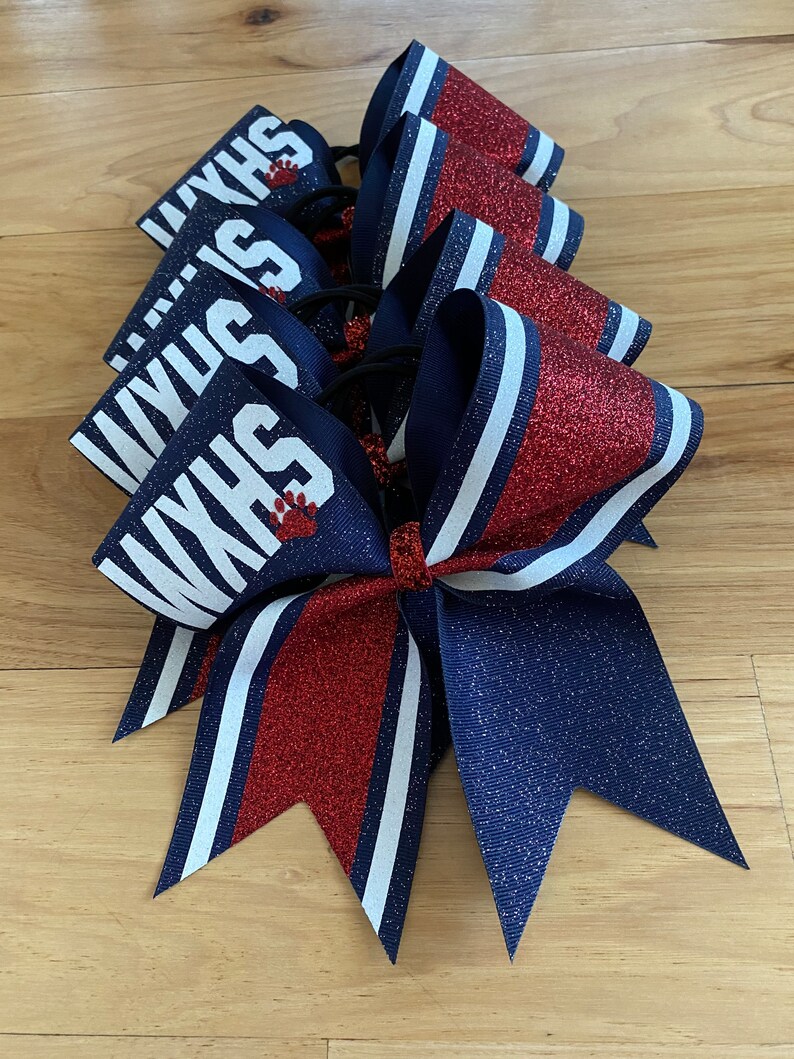 Custom Cheer Bows Designed in Your Team Colors. Price Listed - Etsy