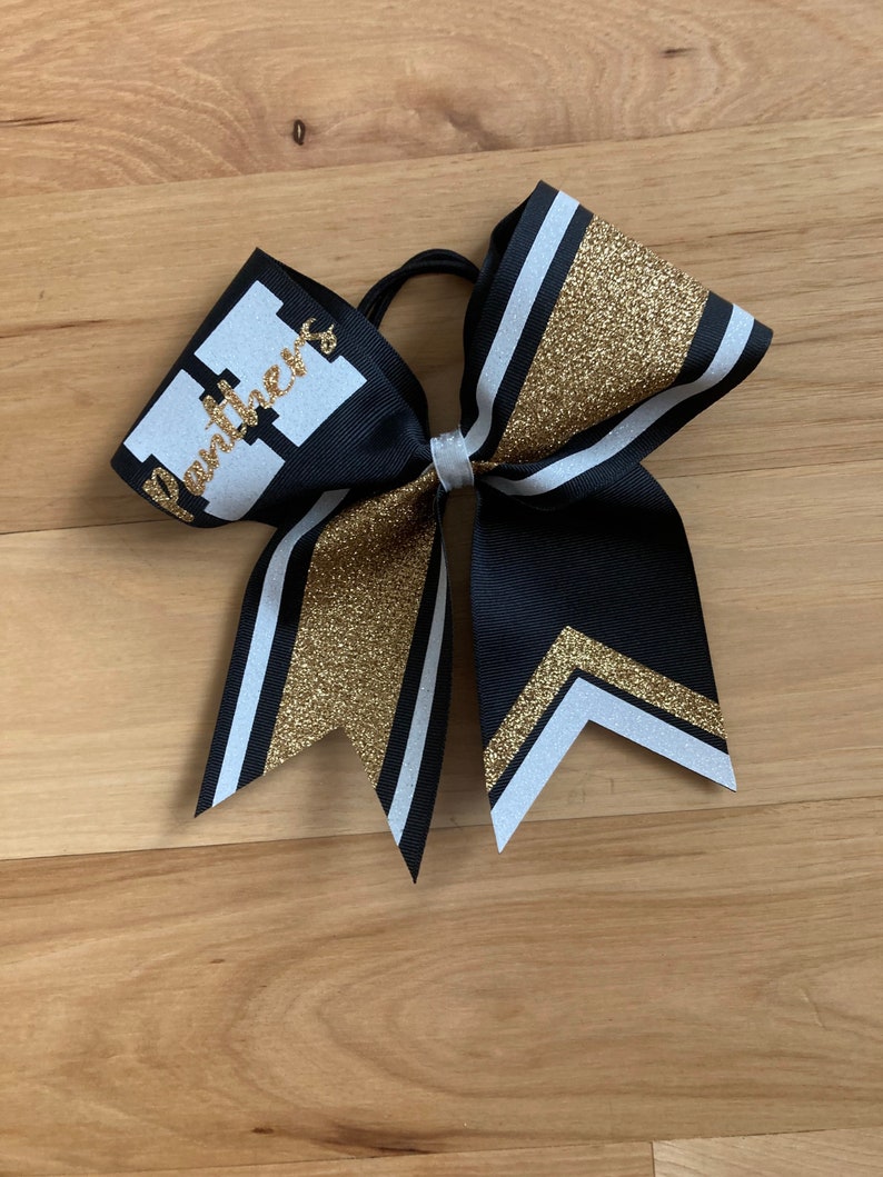 Game Day Cheer Bow Made in Your Team Colors. Comment Colors at | Etsy
