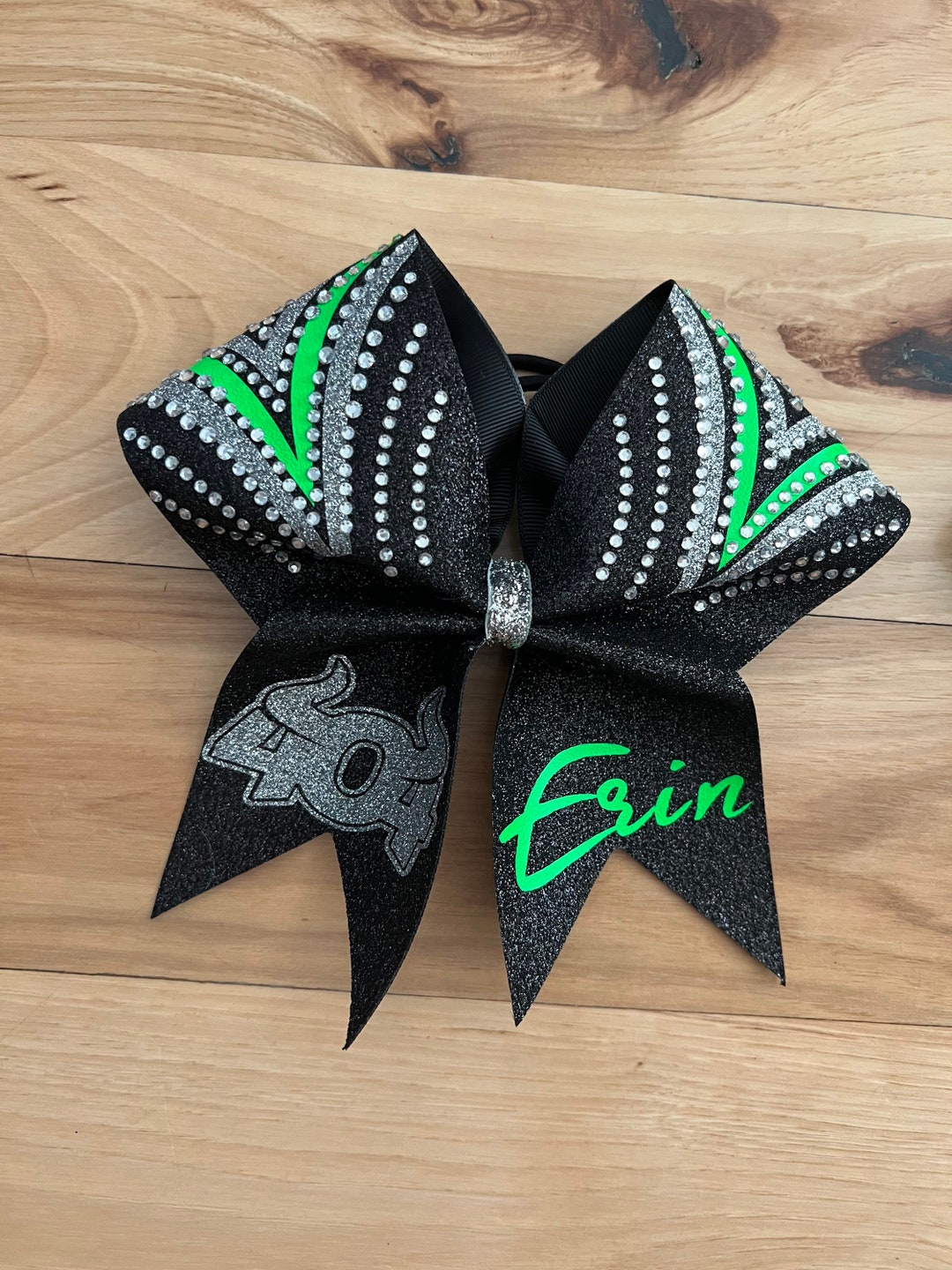 The Kira Custom Cheer Bow With or Without Rhinestones Made in Your Team ...