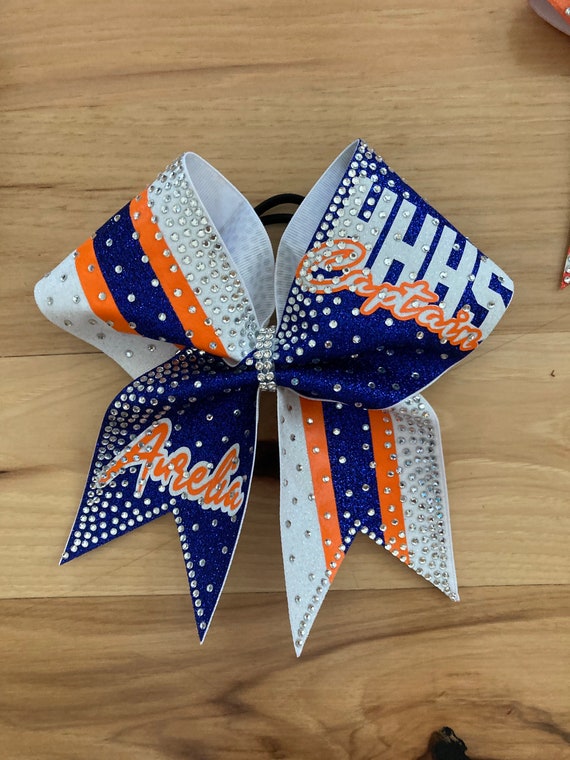 Cheer Bows With Rhinestones