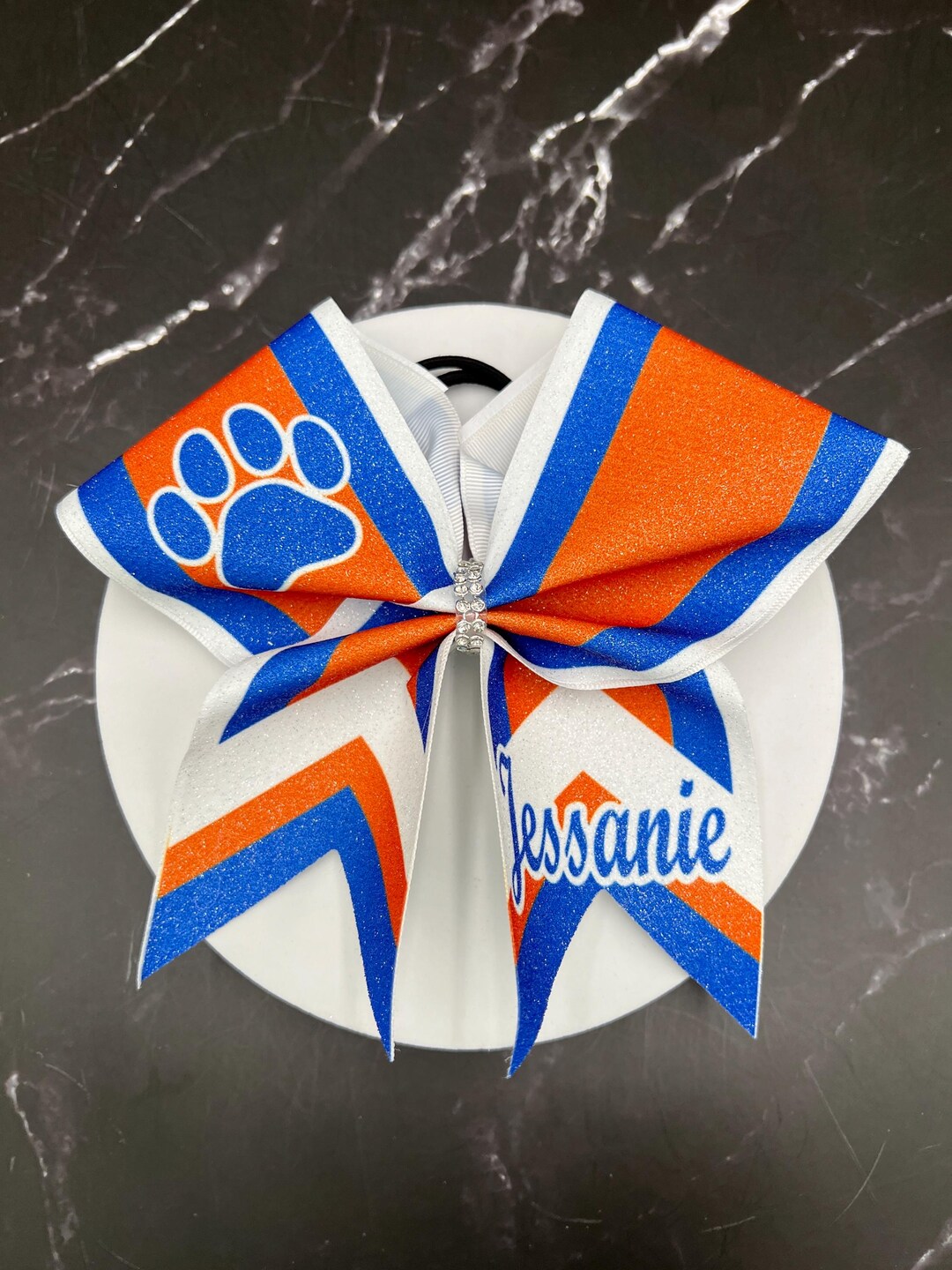 Sublimation Cheer Bow With Personalized Name and Team Colors. Price ...