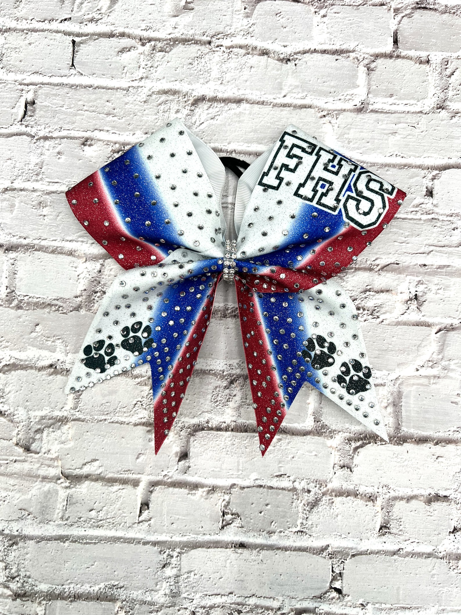 All Glitter Sublimation Cheer Bow. Price Listed is per Individual Bow ...